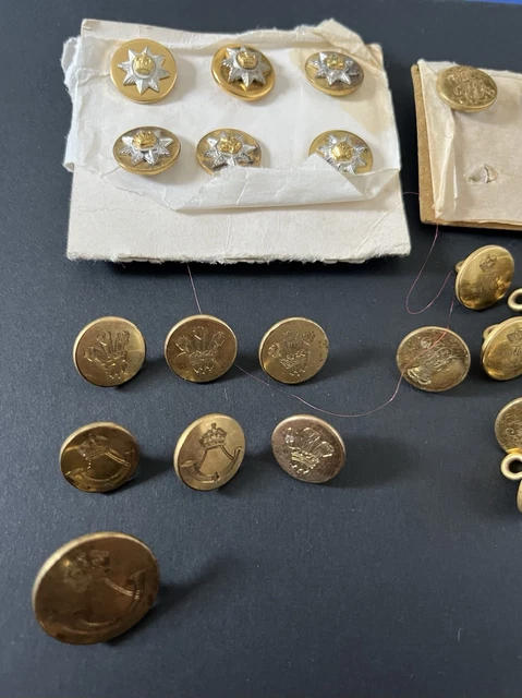 VINTAGE MILITARY MESS Dress / Blazer Uniform Buttons x49 £10.78 ...