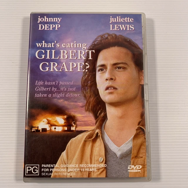 WHAT'S EATING GILBERT Grape? (DVD, 1993) Johnny Depp, Juliette Lewis Region 4 $6.75 - PicClick AU