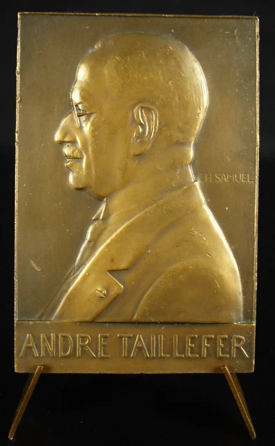 MÉDAILLE ANDRÉ TAILLEFER Charles Samuel 1931 Protection propriété ...