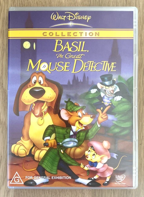 BASIL THE GREAT Mouse Detective Walt Disney dessin animé film neuf DVD ...