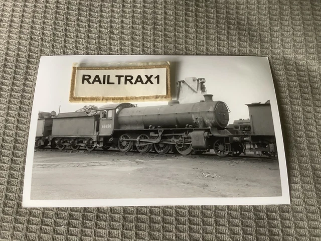 RAILWAY STEAM PHOTOGRAPH - 63650 At March Shed - 23/6/1957. (Photomatic ...