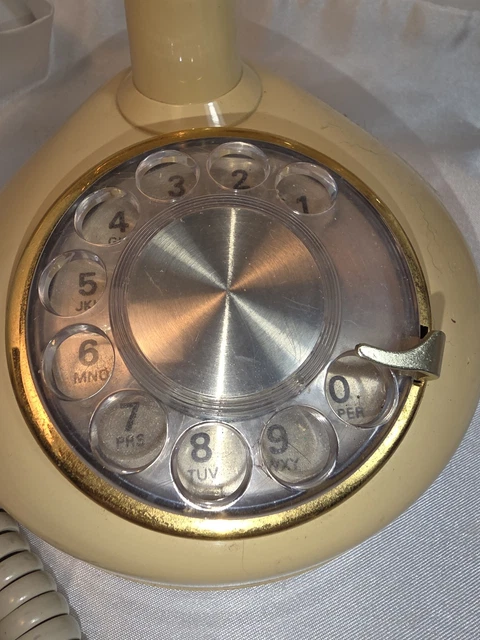 VTG WESTERN ELECTRIC French Style Princess Rotary Dial Telephone Beige ...