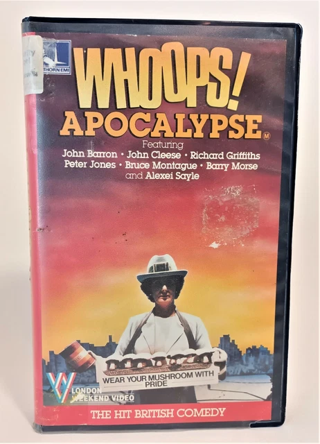 WHOOPS! APOCALYPSE. RARE Pal Vhs Big Box Case. Ex-Rent. 1982. Very Good ...