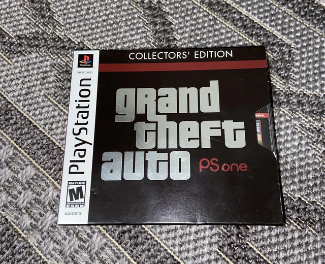GTA GRAND THEFT Auto Collectors' Edition Sony PlayStation 1 PS1 ...