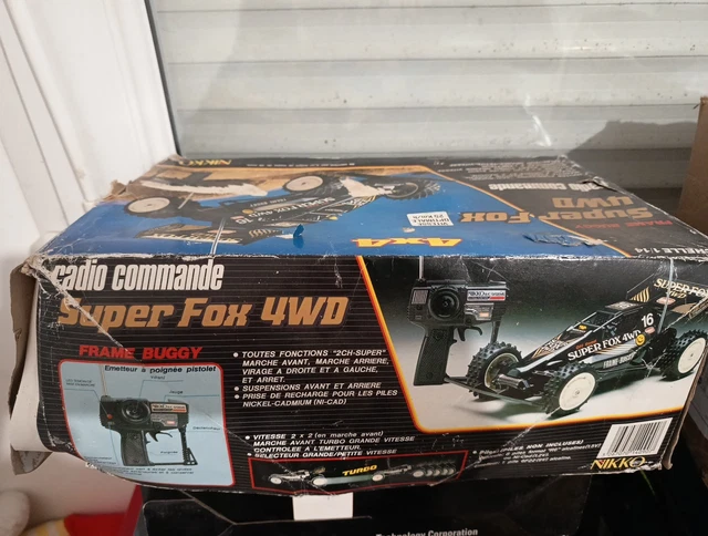 VOITURE RADIOCOMMANDÉE VINTAGE Nikko Super Fox 4WD EUR 9,90 - PicClick FR