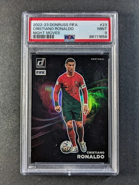 2022-23 PANINI DONRUSS FIFA CRISTIANO RONALDO Night Moves SP Portugal ...