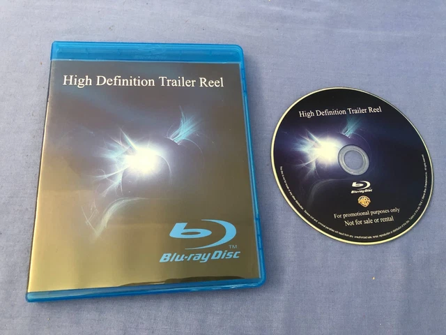 HIGH DEFINITION TRAILER Reel Blu-ray I Am Legend/300/Batman/Superman ...
