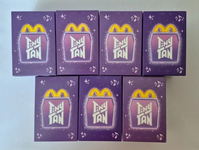 TINYTAN X BTS THROWBACK Edition 2025 Mcdonald's Happy Meal Set of 7 ...