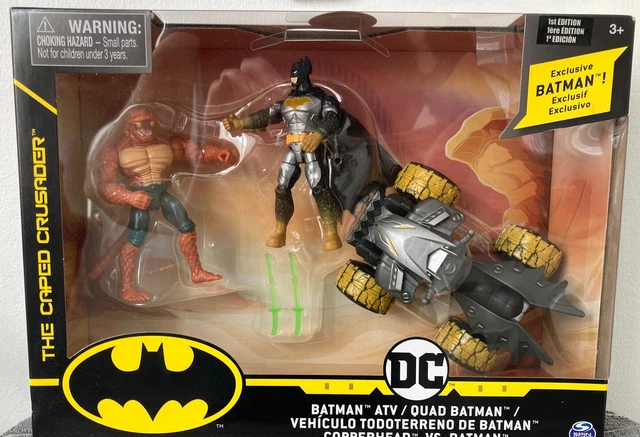 BATMAN ATV WITH Exclusive Batman and Copperhead 4-inch Action Figures £ ...
