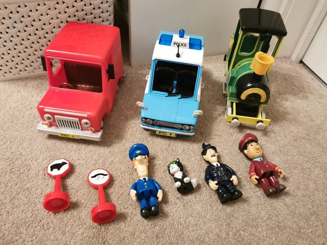 POSTMAN PAT BUNDLE: Post Van, Police Car, Train £20.00 - PicClick UK