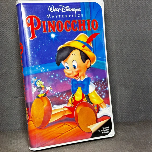 PINOCCHIO MASTERPIECE EDITION VHS 239 Walt Disney Home Video Rare Pre ...