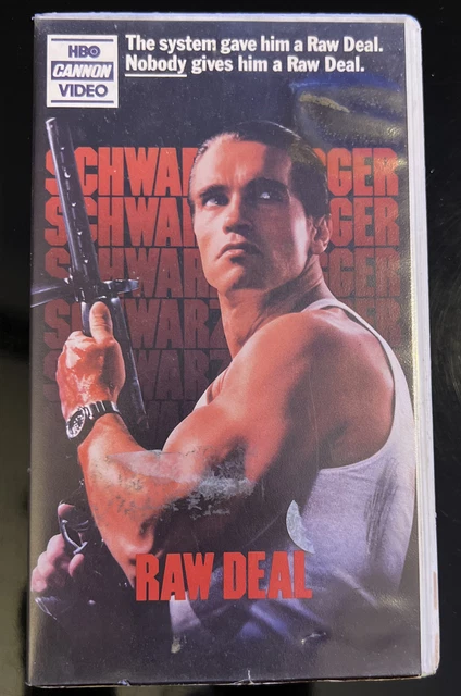 RAW DEAL. VHS. Arnold Schwarzenegger. 80’s Action Classic. OG Release ...