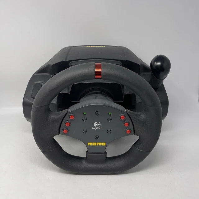 LOGITECH E-UH9 MOMO Racing Force Feedback Gaming Steering Wheel Only ...