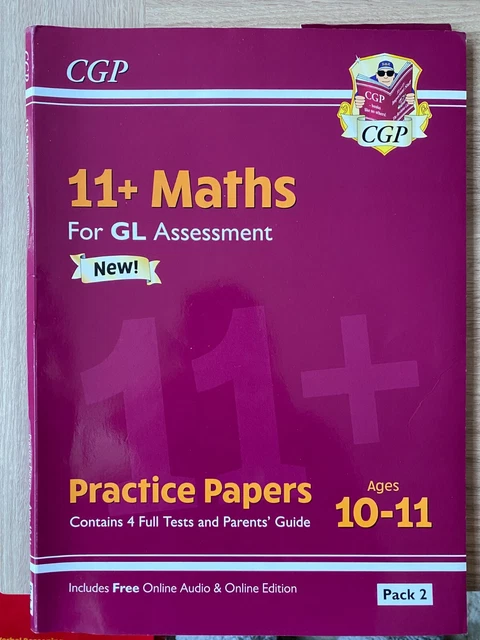 11+ PLUS GL Assessment Year 6 Maths Practice Papers Ages 10-11 - Pack 2 ...