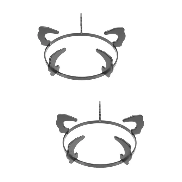 2 PIECES IRON Stove Rack Wok Heat Resistant Ring for Gas Holder Pan £36 ...