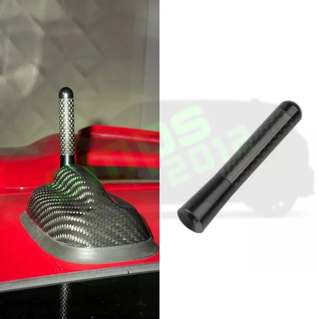 MINI COOPER S JCW R50 Bee-Sting 8cm Black Carbon Fiber sports Aerial ...