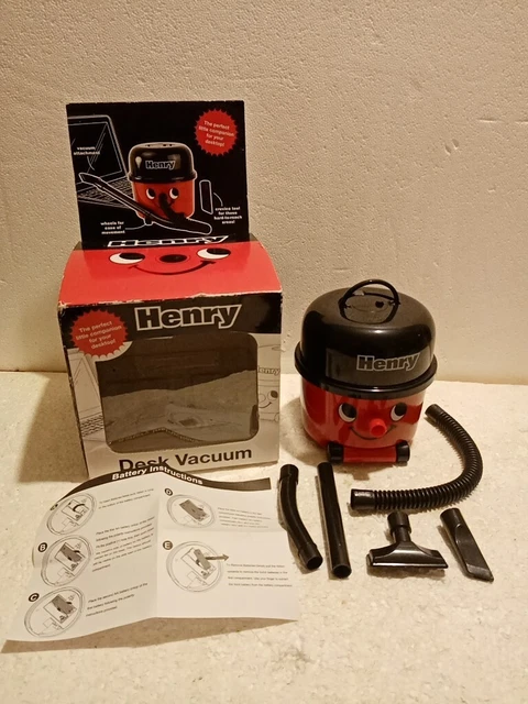 HENRY THE HOOVER Desktop Vacuum Cleaner Mini For Table Desks Office ...