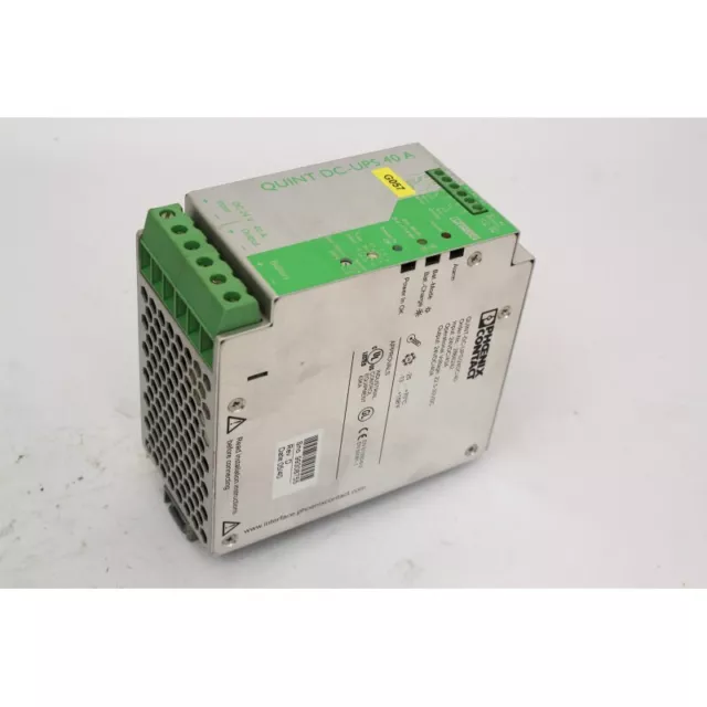 PHOENIX CONTACT 2866242 QUINT-DC-UPS/24DC/40 24VDC 40A Alimentation ...