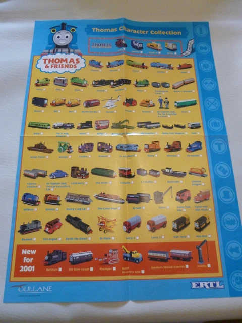 THOMAS & FRIENDS - Character Poster - The Fat Controller//Gordon 2001 ...