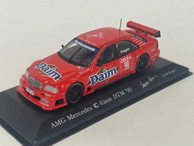 1/43 MINICHAMPS MERCEDES AMG C180 1995 DTM, Krages Voiture #16 ...
