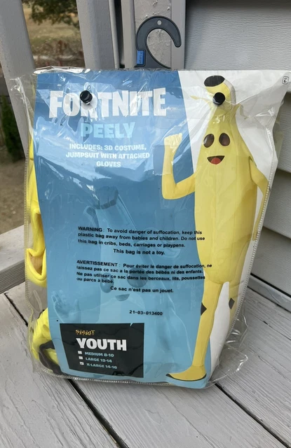 SPIRIT HALLOWEEN YOUTH Fortnite Peely Costume XL £73.43 - PicClick UK