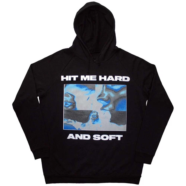 BILLIE EILISH HIT Me Hard And Soft Negative Black Medium Hoodie NEW £33 ...
