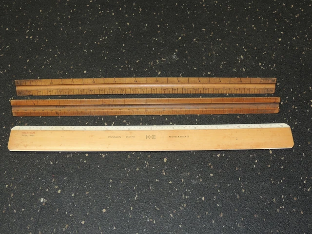 VINTAGE K&E KEUFFEL & Esser Drafting Scale and Ruler Paragon 1459PR ...