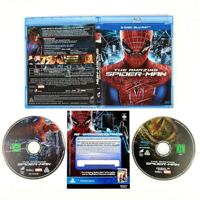2-DISC BLU-RAY THE AMAZING SPIDER-MAN dt. Marvel/Superheld/Lizard/Echse ...
