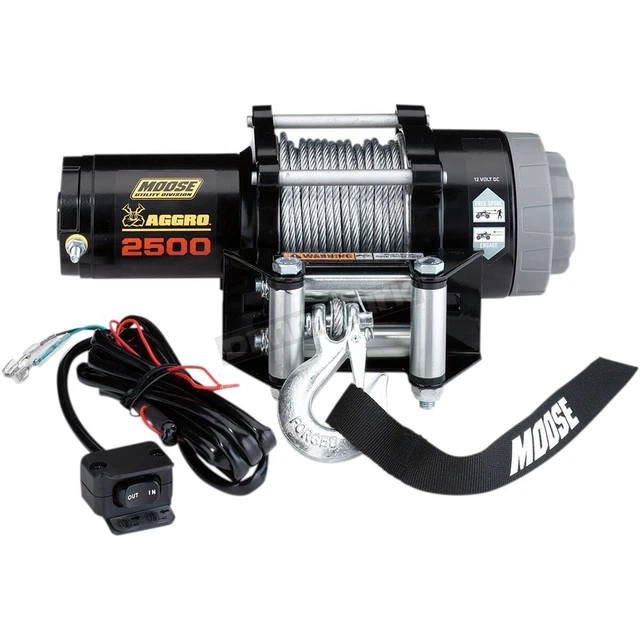 MOOSE UTILITY AGGRO Winch 2500Lb W/Wire Rope Mse 4505-0759 $200.00 ...