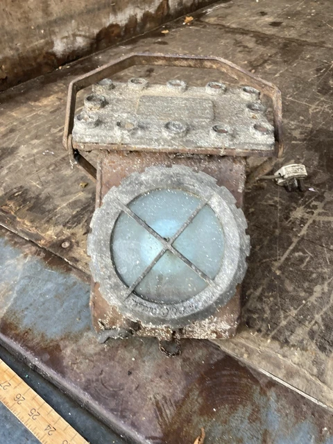 VINTAGE BR RAILWAY Lamp For restoration British Rail Railway G.e.c 70 ...