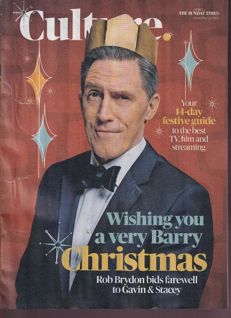 CULTURE MAGAZINE DECEMBER 22 2024 Rob Bryden Wallace & Gromit £3.99 ...