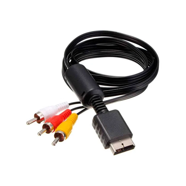 CABLE ADAPTADOR CONSOLA Playstation 1/2/3 para television TV AV EUR 3 ...