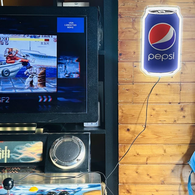 PEPSI COLA SODA Drink Poster Store Club Silicone LED Neon Sign Light 12 ...
