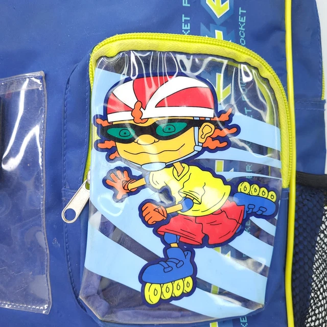 Y2K NICKELODEON ROCKET Power Backpack Vintage School Book Bag Shoulder ...