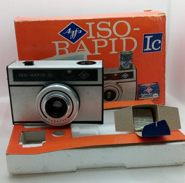 RARE & COLLECTABLE! Retro 1968 AGFA Iso-Rapid IC Parator 35MM Camera ...