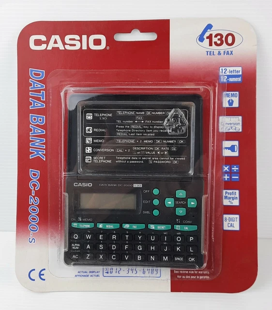 CASIO DATA BANK Dc-2000-S 130 Calculator - Vintage - New £30.56 ...