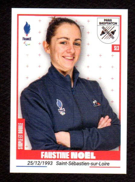 STICKER PANINI EQUIPE de France JO PARIS 2024 #458 Faustine NOËL Para ...