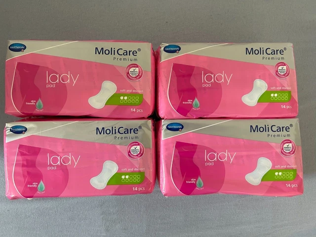 MOLICARE PREMIUM - Lady Inkontinenz- Pads, 4 Packungen, 56 Stück! *Neu ...