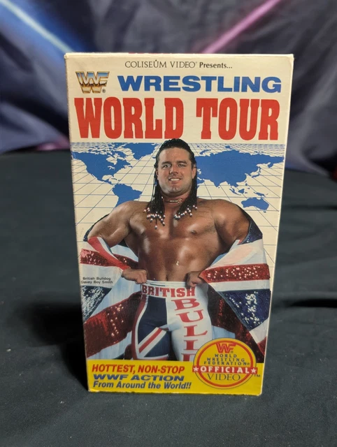 WWF WWE WRESTLING World Tour 1992 VHS Pro Wrestling Coliseum Video ...