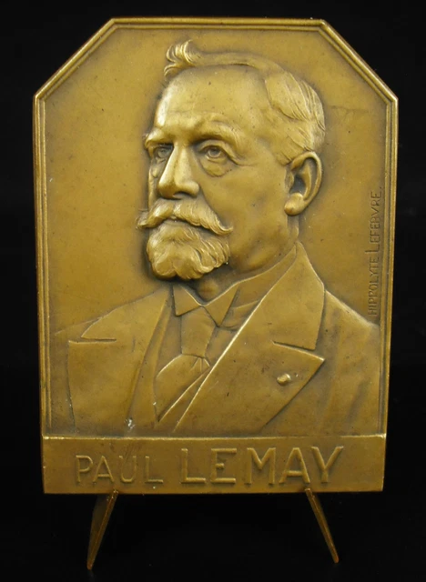 MÉDAILLE PAUL LEMAY Compagnie des mines d'Aniche 1927 H Lefebvre miner ...
