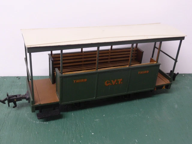 16MM NARROW GAUGE SM32 Handbuilt Open Passenger Carriage w/o Ends GVT ...