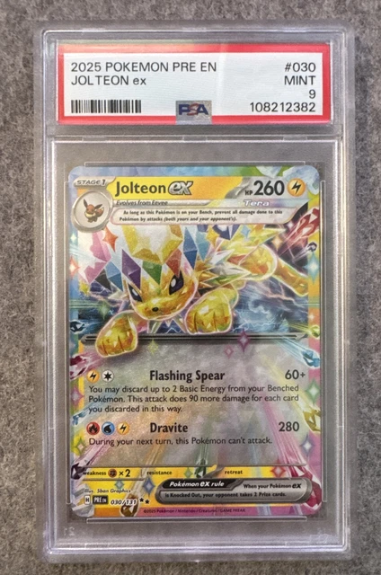 2025 POKEMON PRE En-Prismatic Evolutions #030 Jolteon Ex Psa 9 $31.47 ...