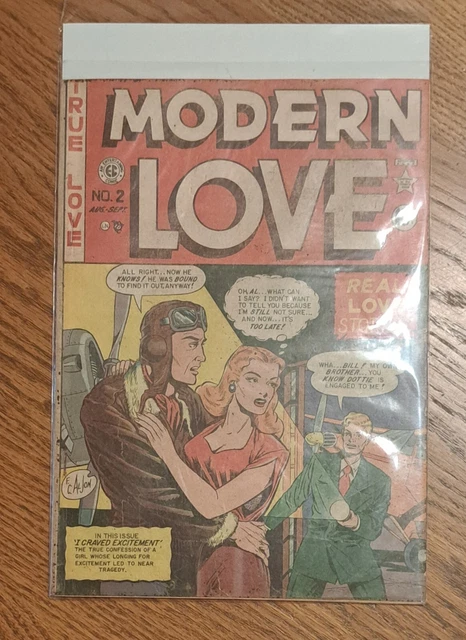 MODERN LOVE #2 Rare Early EC Comics 1949 Al Feldstein Johnny Craig ...