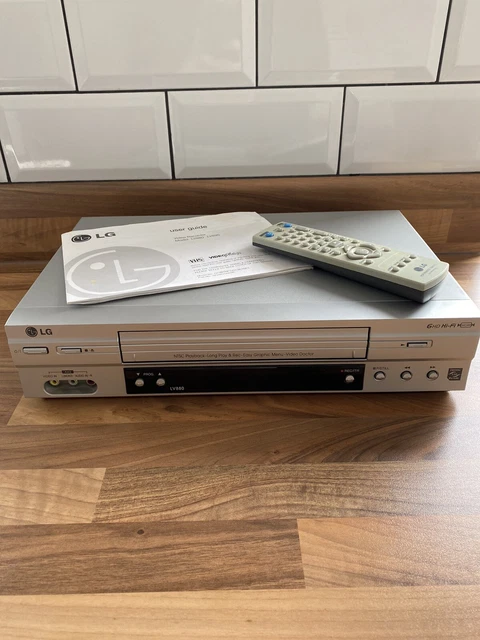 LG LV880 VHS Player Video Player/Recorder, VCR 6 Head Nicam With Manual ...
