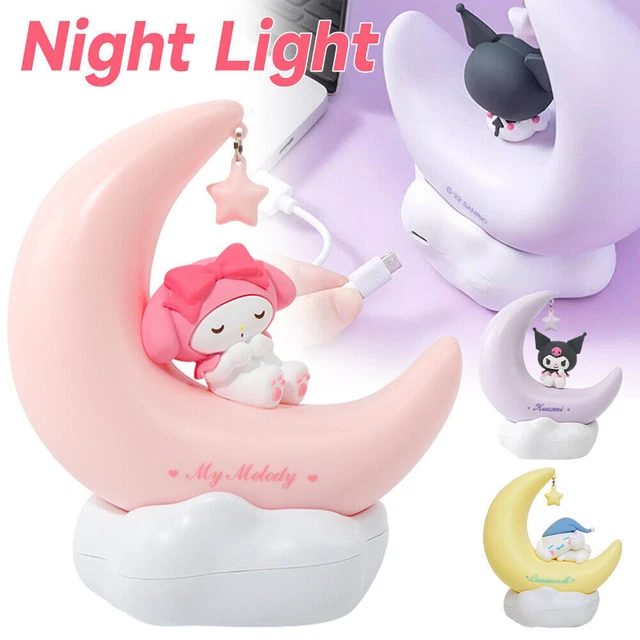 CUTE SANRIO CINNAMOROLL Kuromi My Melody LED Night Light Lights Table ...