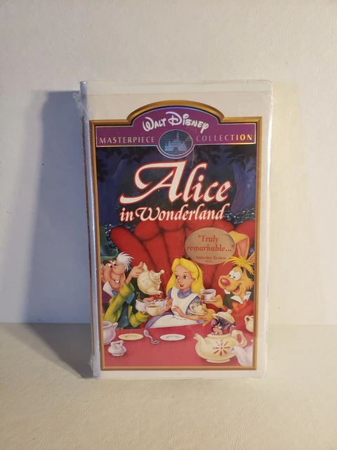 SEALED ALICE IN Wonderland VHS Walt Disney Masterpiece Collection Clamshell (E6) £17.79 ...