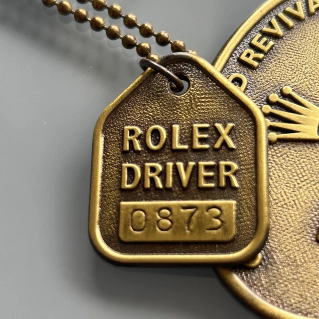 2006 BADGE ROLEX Goodwood Revival Drivers Club Médaille Médaillon Pass ...