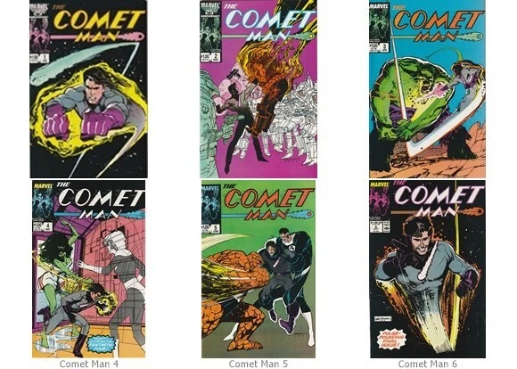 COMET MAN #1-6 Set completo (Marvel 1987) Cover Bill Sienkiewicz numeri ...