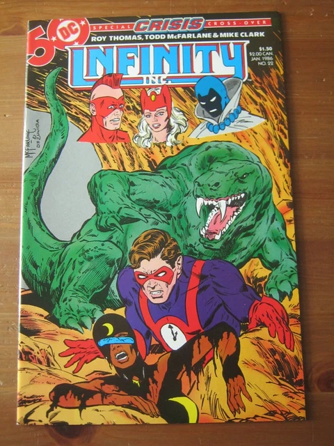 INFINITY INC. #22 Jan 1986 DC Todd McFarlane art ZCO3 $10.00 - PicClick CA