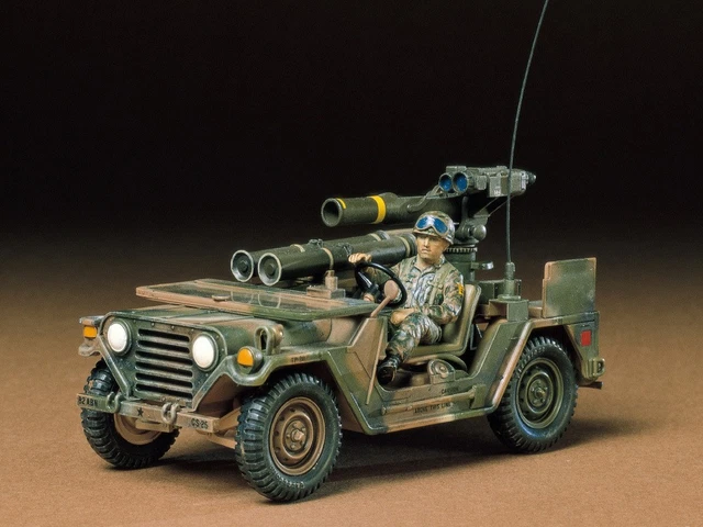 TAMIYA 35125 M151A2 With Tow Missile launcher 1/35 Scale Model Tamiya ...